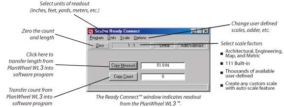 Scalex-Wireless Plan Wheel-GSR Laser Tools